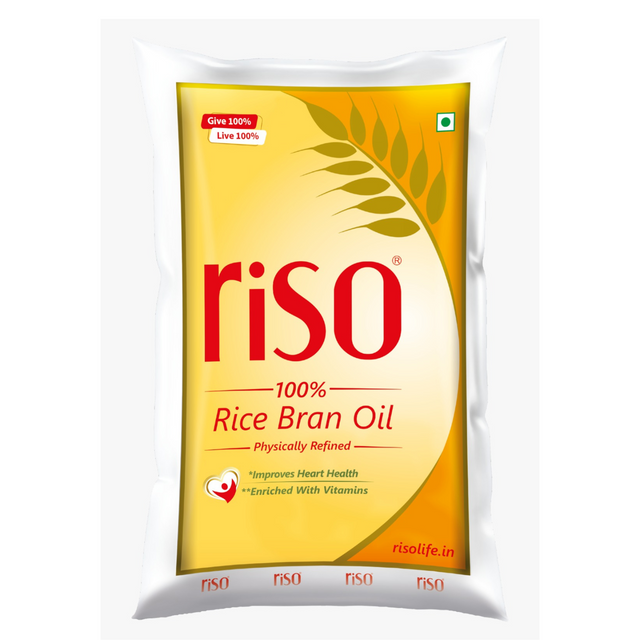 Buy Riso 100% Natural Rice Bran Oil at Low Price – Sunpure