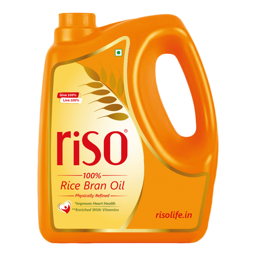 Buy Riso 100% Natural Rice Bran Oil at Low Price – Sunpure