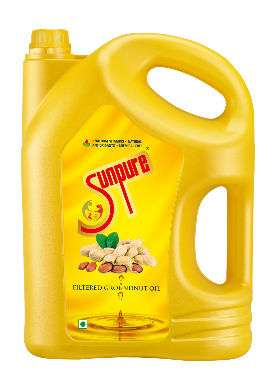 Sunpure Filtered Groundnut Oil - Pure Groundnut Oli Shop Online