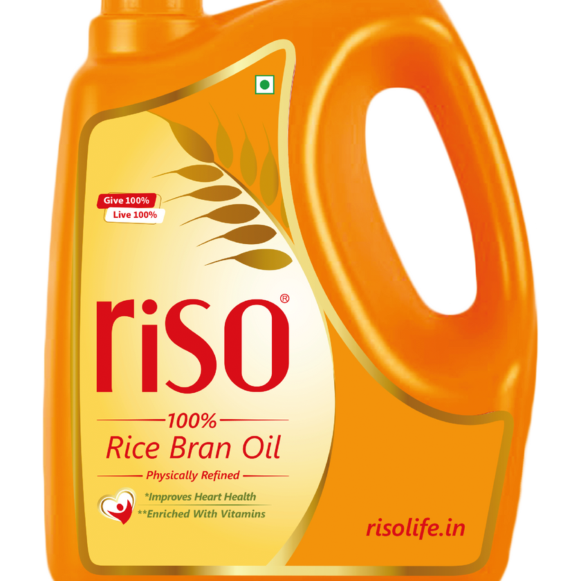 Buy Riso 100% Natural Rice Bran Oil at Low Price – Sunpure